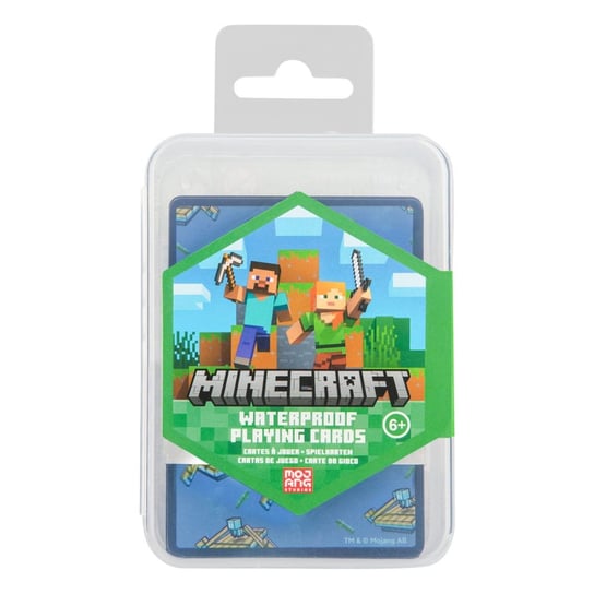 Minecraft Playing Cards Waterproof - Inna marka | Sklep EMPIK.COM