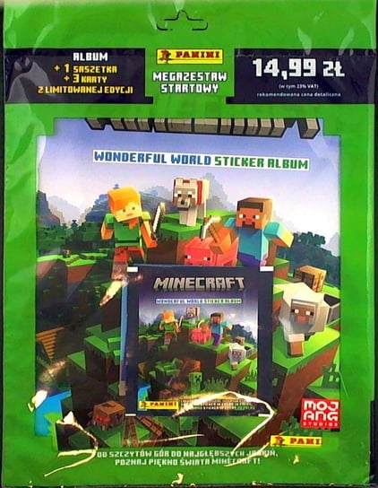 Minecraft Zestaw Startowy Naklejki - Panini | Prasa Sklep EMPIK.COM