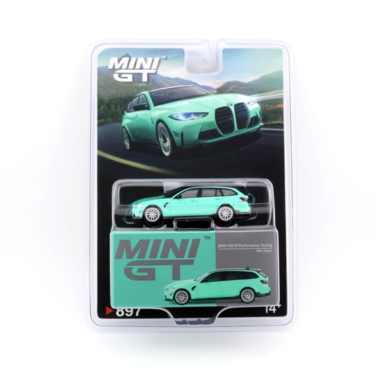 MINI GT BMW M3 M Performance Touring Mint Green LHD MGT00897-BL MiniGT ...