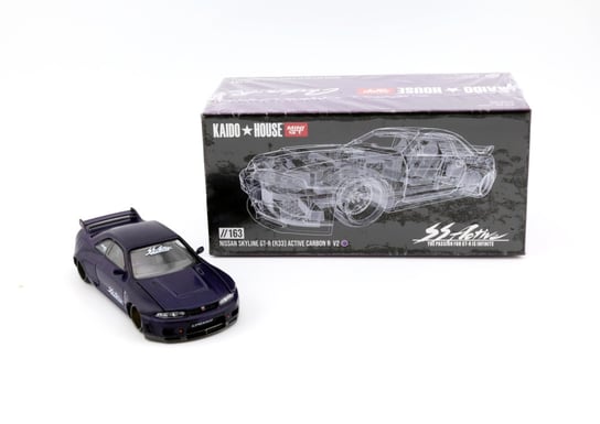 MINI GT Kaido House 163 Nissan Skyline GT-R R33 Active Carbon R V2 ...