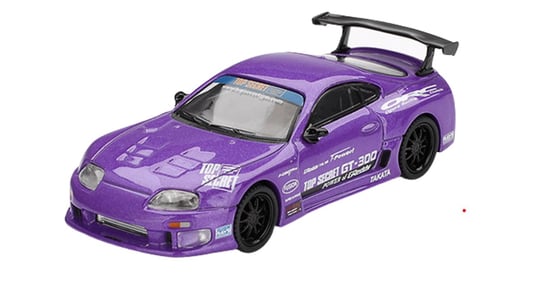 MINI GT TOYOTA SUPRA A80 TOP SECRET GT-300 FIOLETOWY #1067 1:64 NOWY ...