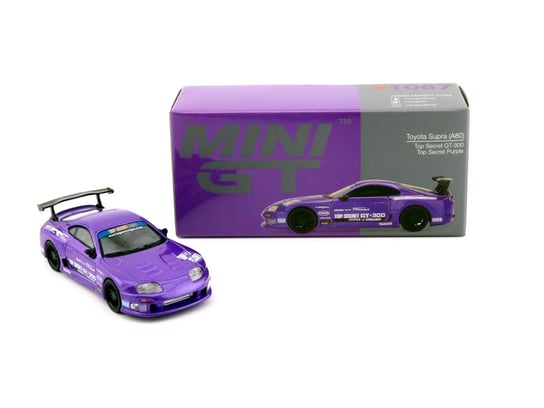 MINI GT Toyota Supra A80 Top Secret GT-300 Purple LHD MGT01067-L MiniGT ...