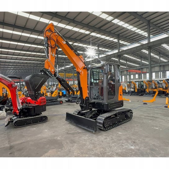 MINI KOPARKA GĄSIENICOWA KABINA ROSFIX DEEPFORCE R40 KUBOTA 25KM 4000KG ...