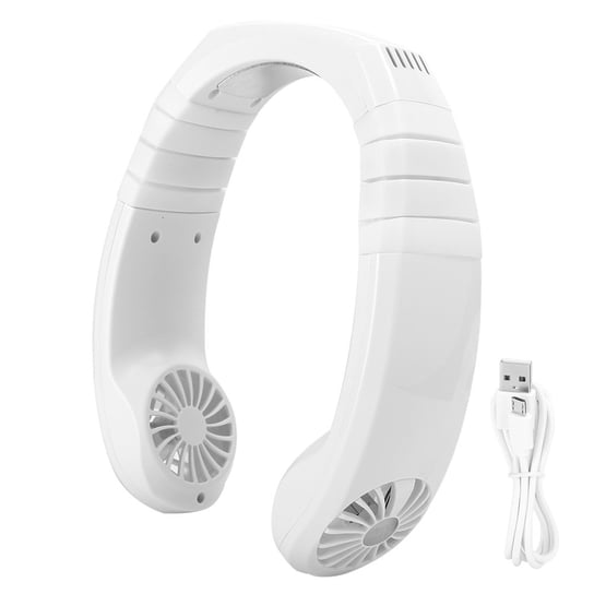 Mini przenośny wentylator na szyję z ładowaniem USB 2 w 1, wygodny ...