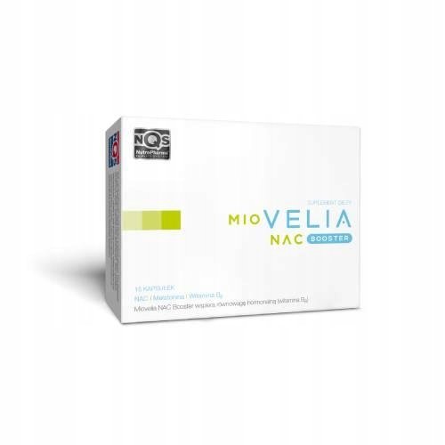 Miovelia NAC Booster, równowaga hormonalna, witamina B6 15 kapsułek ...
