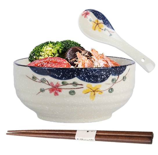 Miska Ramen, japońska miska ceramiczna,miski do sałatek, zestaw misek ...