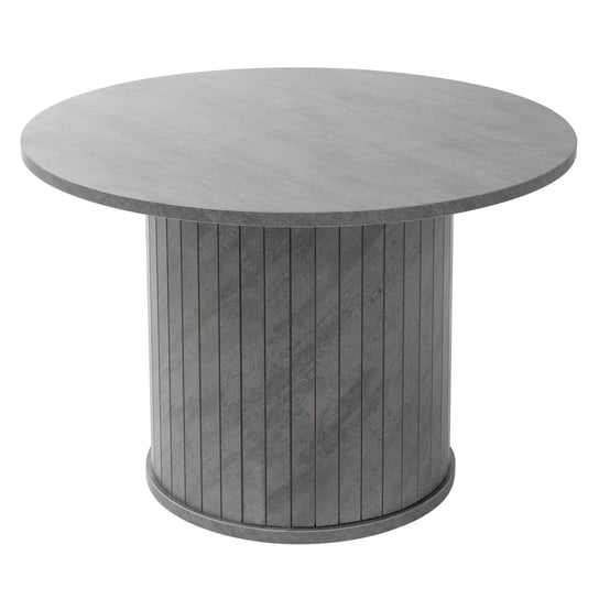 ML-Design okragly stolik kawowy Ø60x50 cm wyglad betonu szary stolik do ...