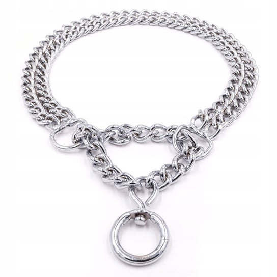 Mocna Obroża Zaciskowa dla Średniego Psa Chromowana Łańcuch 50-55/2 r. M/L - Chaba | Sklep EMPIK.COM