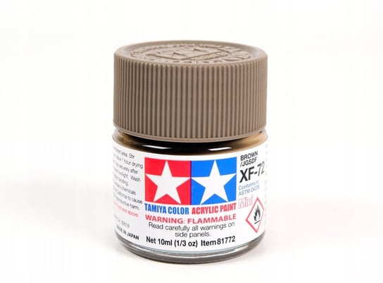 Modelarska Farba Akrylowa Brązowa Matowa Tamiya 10Ml Xf-72 Brown Jgsdf ...