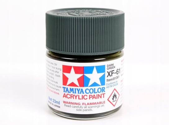 Modelarska Farba Akrylowa Zielona Matowa Tamiya 23Ml Xf-61 Dark Green ...