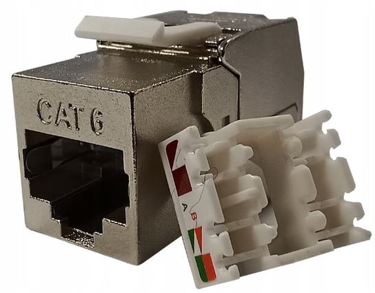 Moduł Wtyk Keystone RJ45 kat.6 UTP LAN Metalowy Ekranowany ...