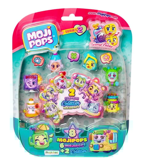 Moji Pops Blister 8 Glitter - MojiPops | Sklep EMPIK.COM