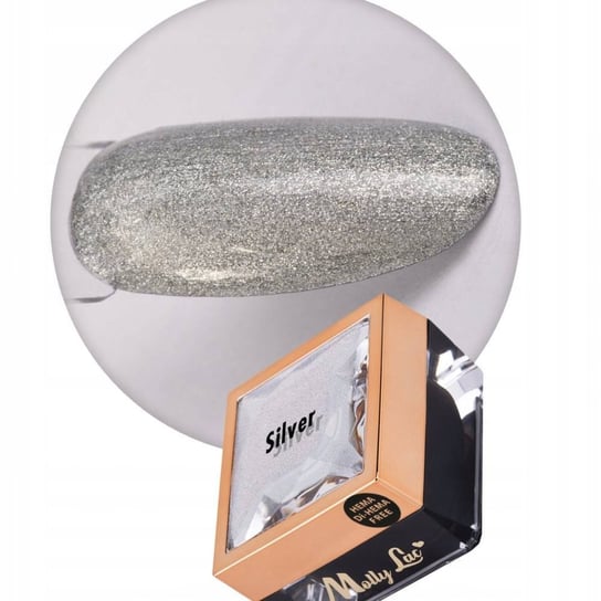 Molly Lac żel do zdobień ombre paint gel 9 SILVER | Sklep EMPIK.COM