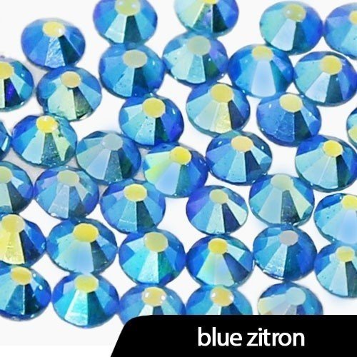 Mollylac, Cyrkonie Do Paznokci Szklane, Ss3 Blue Zircon Ab 50 Szt ...