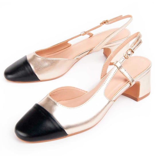 Montevita Buty Na Obcasie Goldem Z?oty - MONTEVITA | Moda Sklep EMPIK.COM