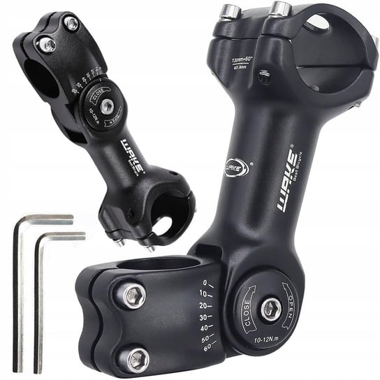 Mostek rowerowy 110 kierownicy 31,8mm regulowany ahead 28,6 wspornik ...