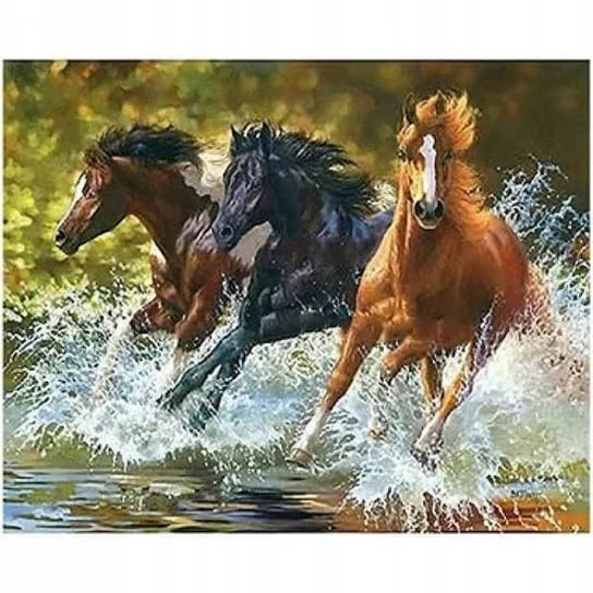 Mozaika Diamentowa 5D 40X30 Konie 7653 - Norimpex | Sklep EMPIK.COM
