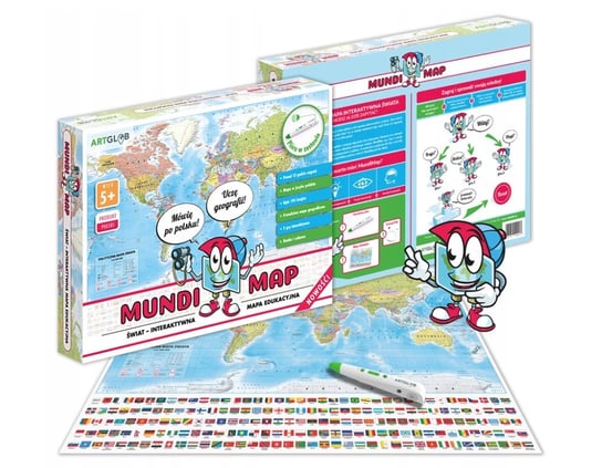Mundimap – Interaktywna Mapa Świata Dla Dzieci - Artglob | Sklep EMPIK.COM