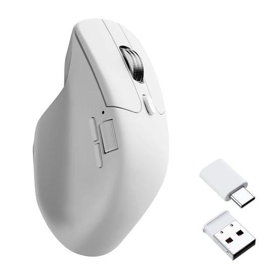Mysz Bezprzewodowa Keychron M6 Wireless Mouse White PixArt 3395 Silent ...