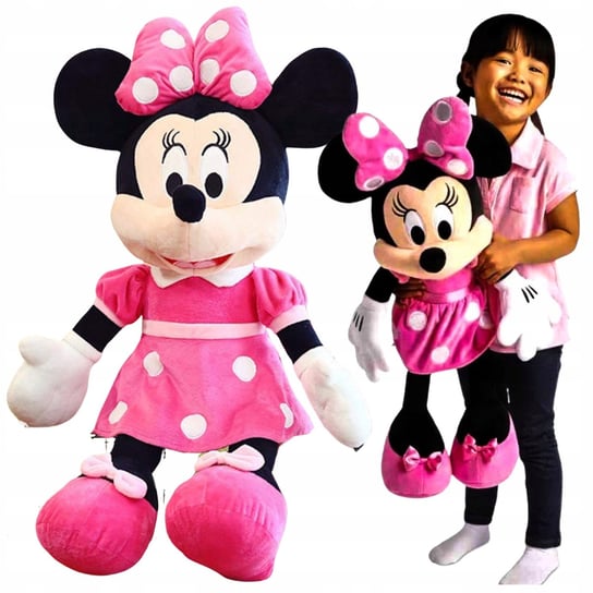 Myszka Miki Minnie Duża Maskotka Bajki Pluszowa Przytulanka Mini 70 Cm ...