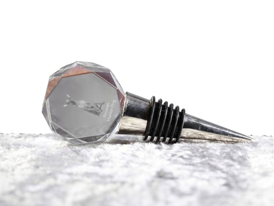 Nagi pies peruwiański, Bezwłosy pies Inków - zatyczka do butelki, kryształowy korek do wina ze ...