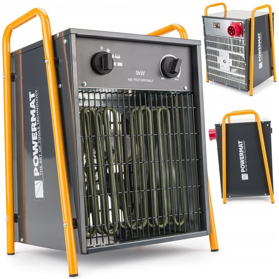 Nagrzewnica Elektryczna Dmuchawa Farelka 9Kw 400V - Powermat | Sklep ...