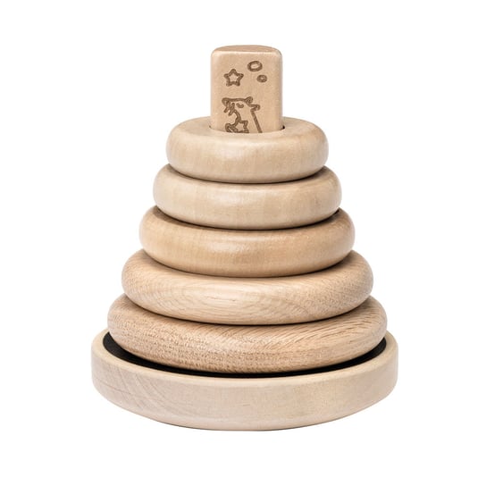 Nakładanka drewniana piramida Micki Premium - Micki | Sklep EMPIK.COM