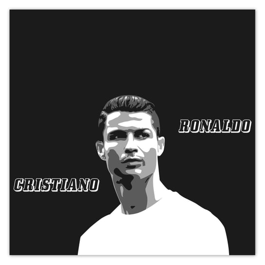 Naklejka ścienna 70x70 Cristiano Ronaldo Piłkarz - ZeSmakiem | Sklep ...