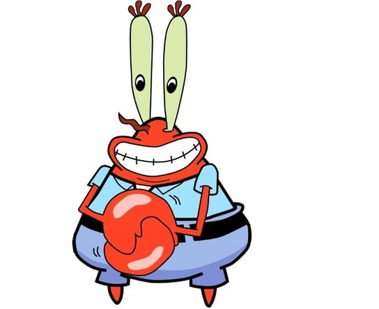 Naklejka Uv Wypukła Ozdobna DTF UV Aplikacja Sponge Bob Pan Krab ...
