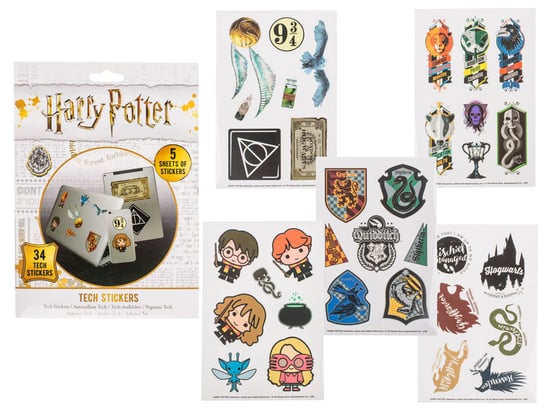 Naklejki Harry Potter - zestaw 34 sztuk - Kemis - House of Gadgets ...