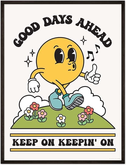 Naklejki na ścianę Good Days Ahead 91,5x61 cm - Atram | Sklep EMPIK.COM