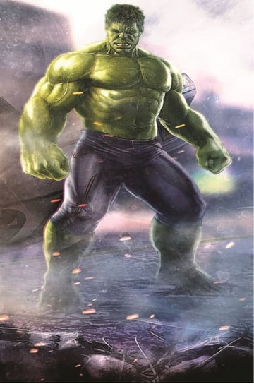 Naklejki na ścianę Naklejka Avengers Endgame Journeys End 60x90 cm HULK ...
