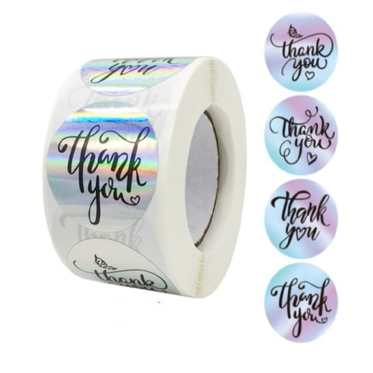 Naklejki Ozdobne Okrągłe 3,8 Cm Thank You 20 Szt. - Siima | Sklep EMPIK.COM