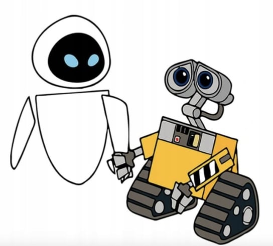 Naprasowanka Aplikacja Termo Naklejka na Odzież Wall-e Walle Robot ...