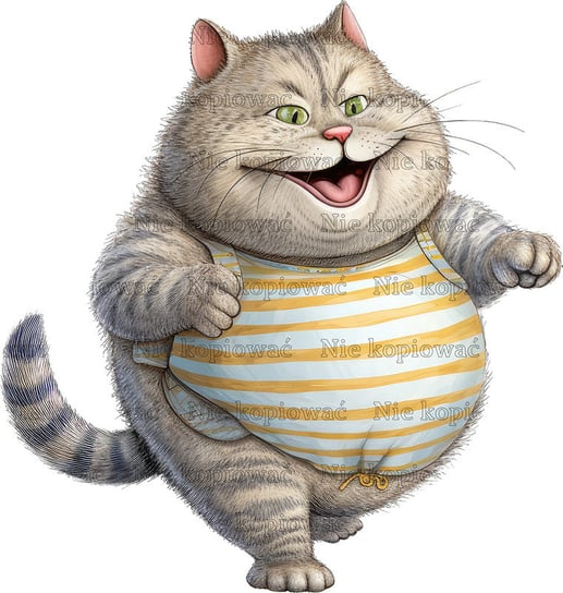 Naprasowanka Kot kotek grubas 2 - Zebra | Sklep EMPIK.COM