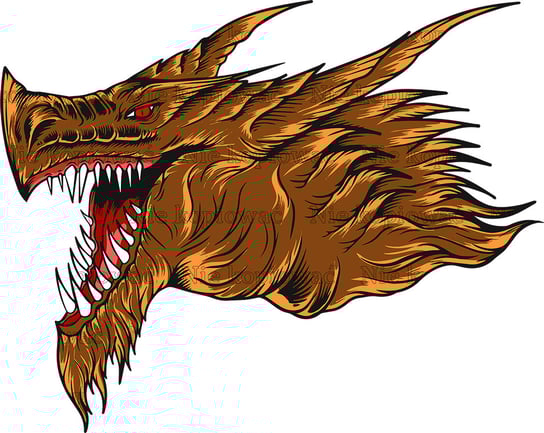 Naprasowanka Smok dragon potwór 17 - Zebra | Sklep EMPIK.COM