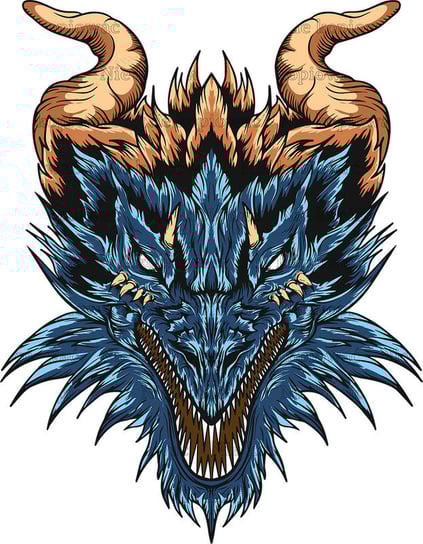 Naprasowanka Smok dragon potwór 19 - Zebra | Sklep EMPIK.COM