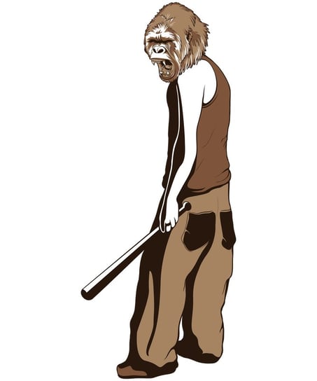 Naprasowanka Zwierzęta humanizacja bandyci 3 - Zebra | Sklep EMPIK.COM