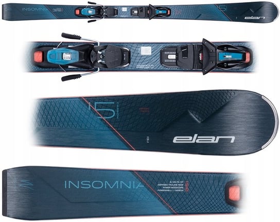 Narty Elan INSOMNIA 15 C 2026 + Wiązania EL 9.0 GW 150cm - Elan | Sport ...