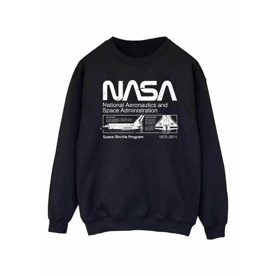 NASA Bluza Space Shuttle Dla Kobiet I Pań (XL 8,5-9 / Czarny) - NASA ...
