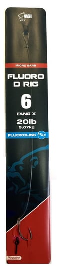 Nash Przypon Karpiowy Fluorocarbon D-Rig 6 Zadzior - nash tackle ...