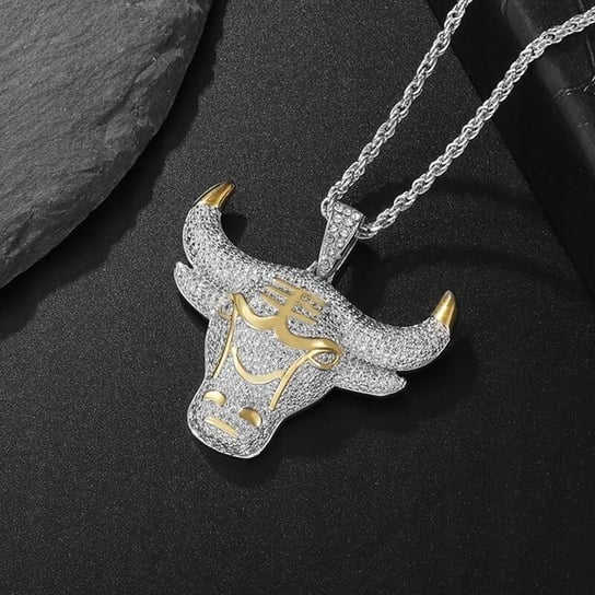 Naszyjnik chain chicago bulls byk streetwear drip - Inna marka | Moda ...