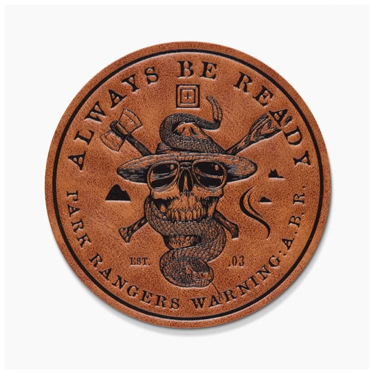 Naszywka 5.11 Park Ranger Leather Morale Patch (92668AGC) - Inna marka ...