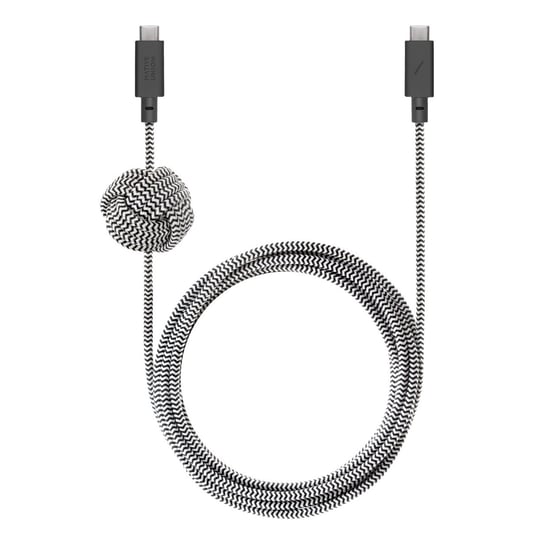 NATIVE UNION Kabel USB-C do USB-C Anchor Cable 240W / 300 cm - Zebra 3m ...