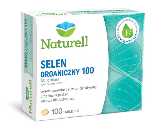 Naturell Selen Organiczny 100, 100 Tabletek | Sklep EMPIK.COM