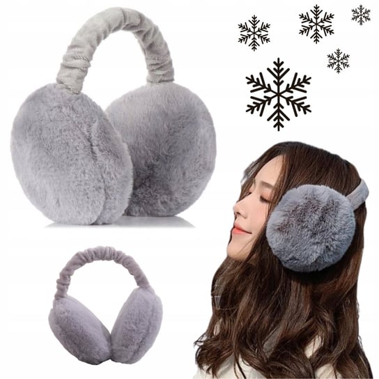 Nauszniki Zimowe Damskie Ocieplane Pluszowe Ciepłe Składane Futerko Opaska - Inna marka | Sklep ...