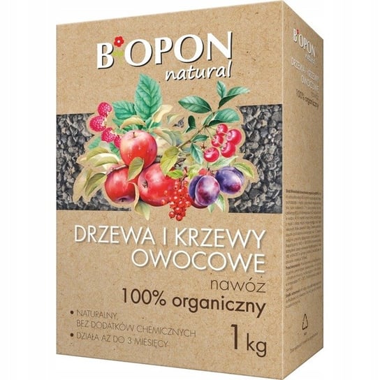 Nawóz do drzew i krzewów owocowych Bopon natural 100% organiczny 1 kg - Biopon | Sklep EMPIK.COM