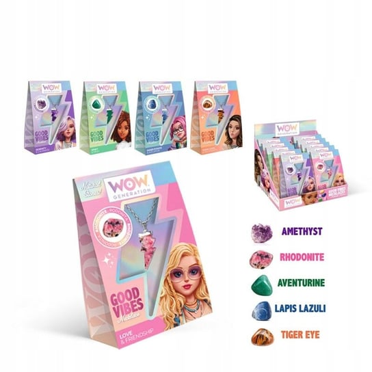 ND17_ZB-169342 Naszyjnik z kamieniami 5 wzorow WO - Kids Euroswan ...