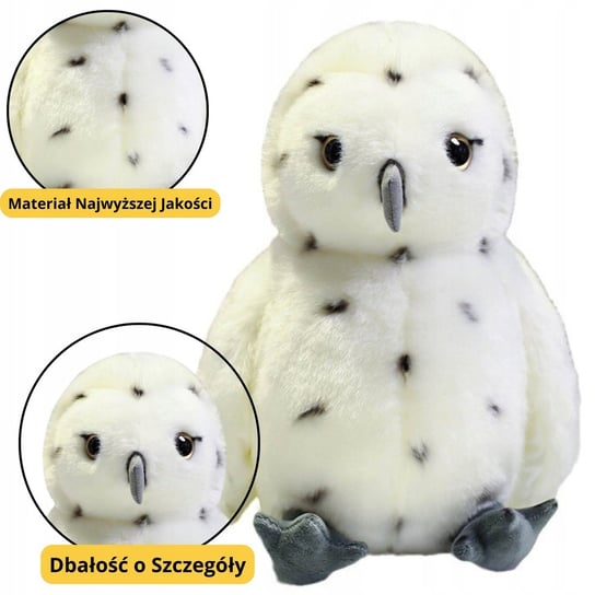 ND24_22178 Pluszowa Sowa Ptak Pluszak Maskotka Pr - Lean Toys | Sklep EMPIK.COM