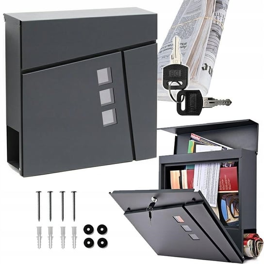 ND32_M44B M44B SKRZYNKA POCZTOWA NA LISTY GAZETY - Gotel | Sklep EMPIK.COM